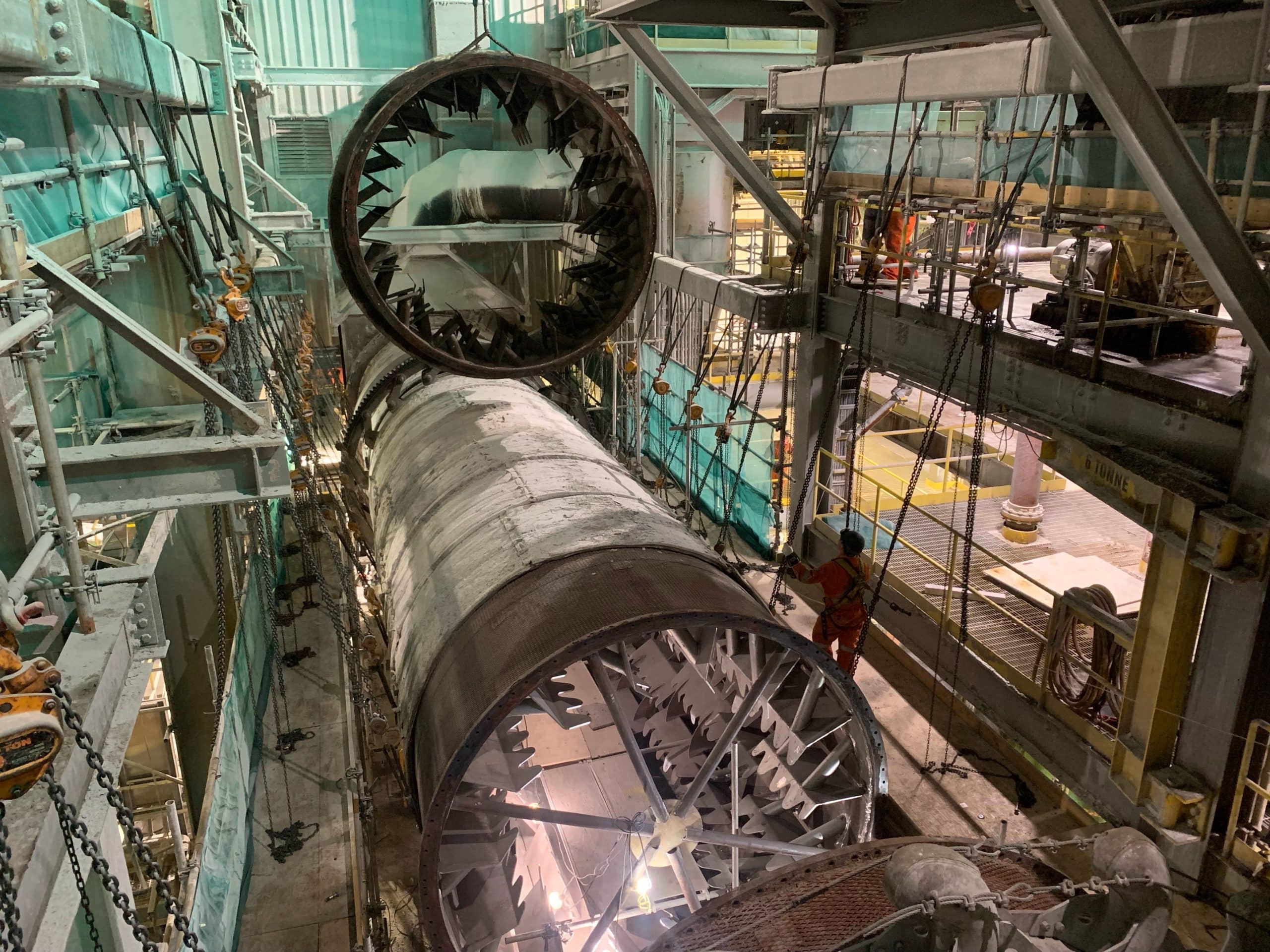 Rotary Dryer - Uphill Tire and Overhaul - SECON Group